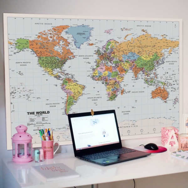 Custom Wall Maps - Selas Mapping Services