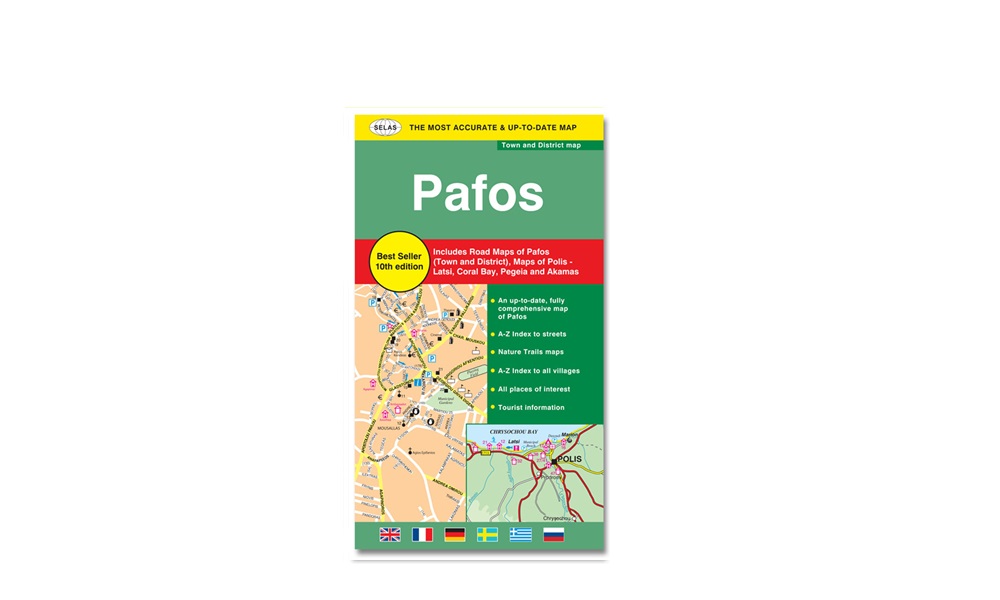 New edition of the Pafos Road Map - Selas Mapping Services